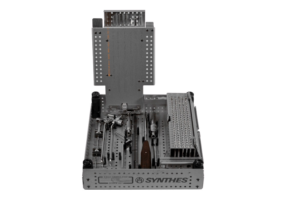 Synthes 4.5 mm Cannulated Screw Instrument and Implant Set