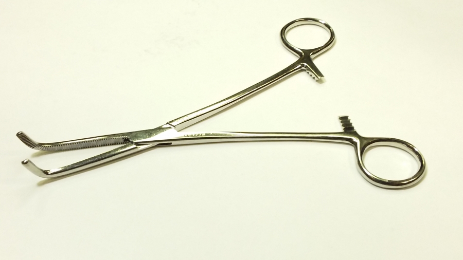Sklar Mixter Forcep, Right Angle, 7"