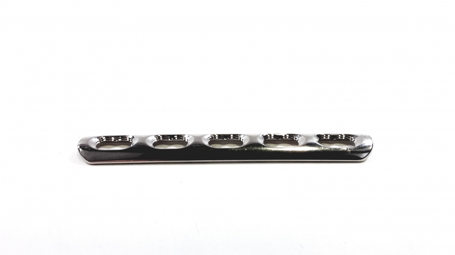Zimmer 3.5 mm Locking One-Third Tubular Plate, 5 Holes, 68 mm Length