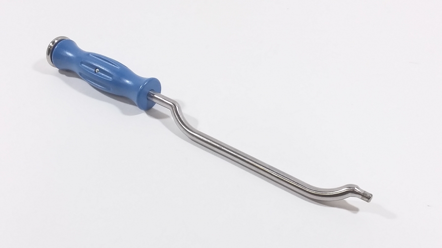 Zimmer Curved Stem Driver, blue handle