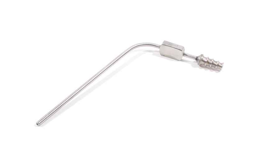 V. Mueller Angled Rigid Frazier Suction Tube Handle