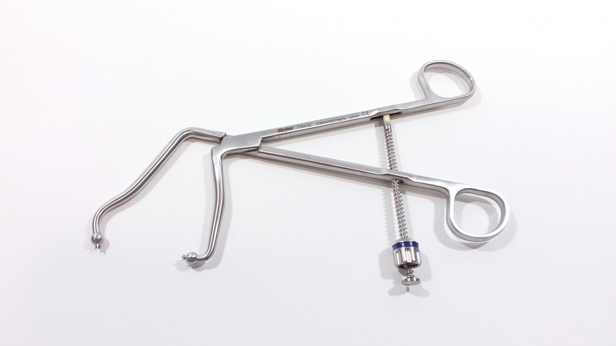 Stryker Offset Jaw Clamp, Underbite