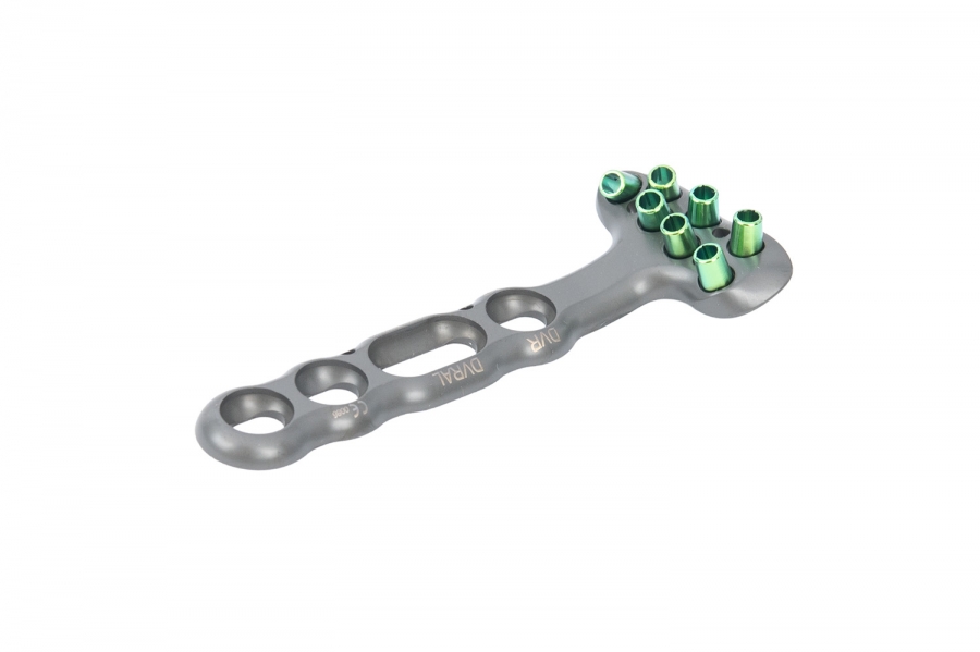 Hand Innovations DVR Anatomic Standard Head Plate, Left, 4-Hole DVRAL