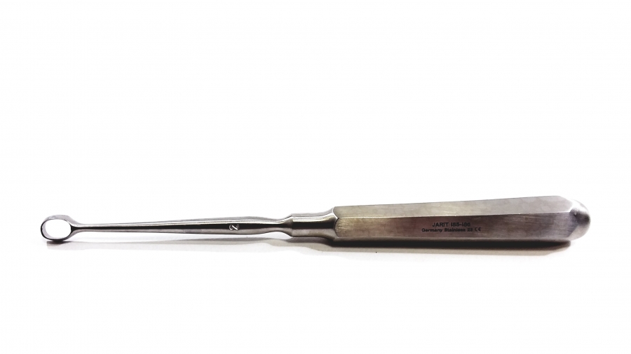 Jarit Bone Curette, circular, cup-shaped working end