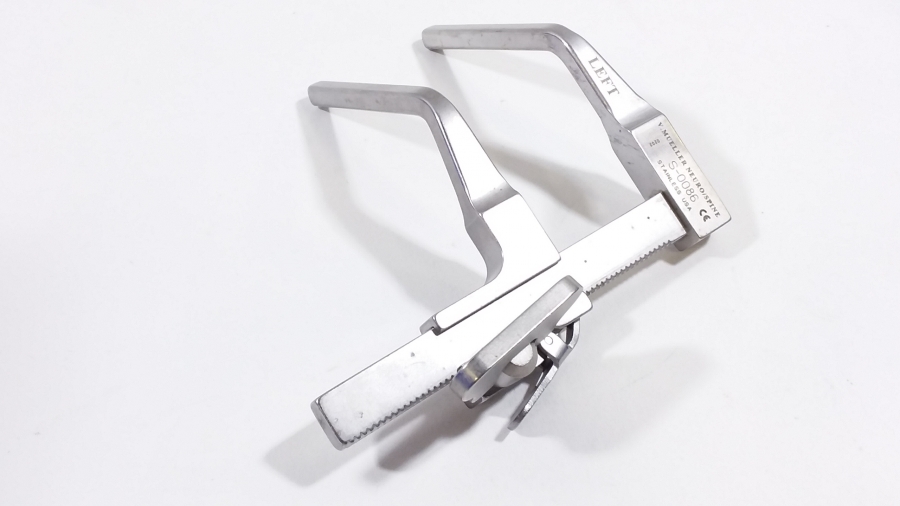 V. Mueller Shadow‑Line® Spinal Distractor (Left), 100 mm Rack